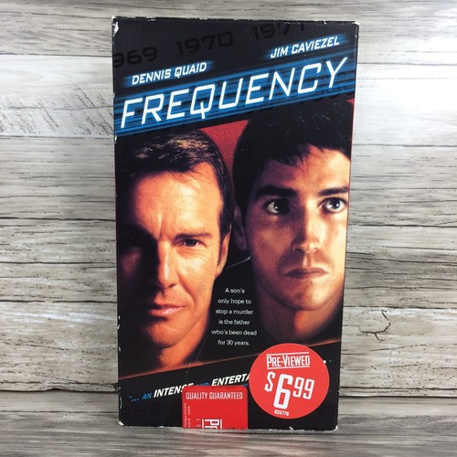 Frequency VHS 2000 Dennis Quaid Jim Caviezel | eBay