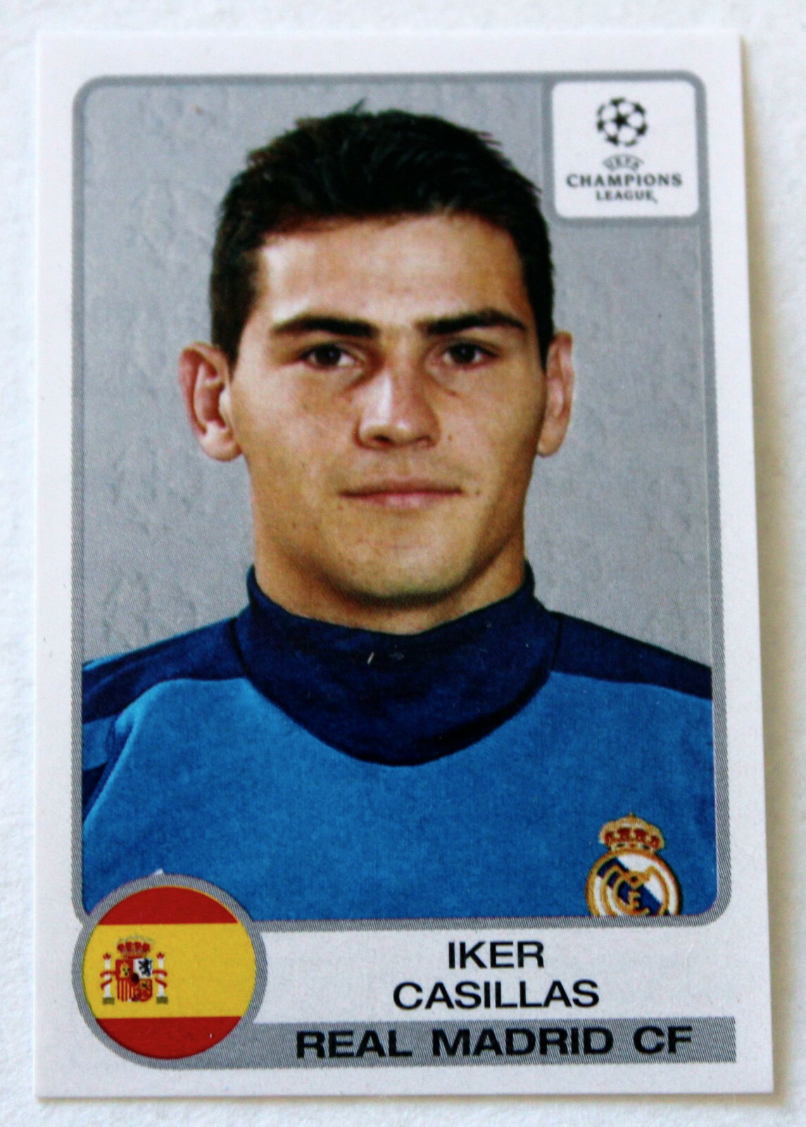 Panini Rookie Sticker Iker Casillas No. 2 Champions League 2001/2002 ...