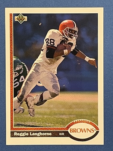 Reggie Langhorne 1991 Upper Deck Base #241 Cleveland Browns | eBay