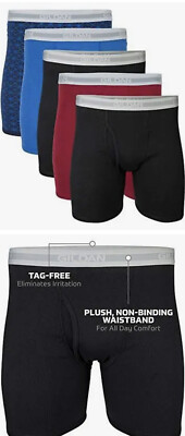 Gildan Men's Underwear Boxer Briefs, Multipack, Mixed Blue/Grey (5-Pack ...