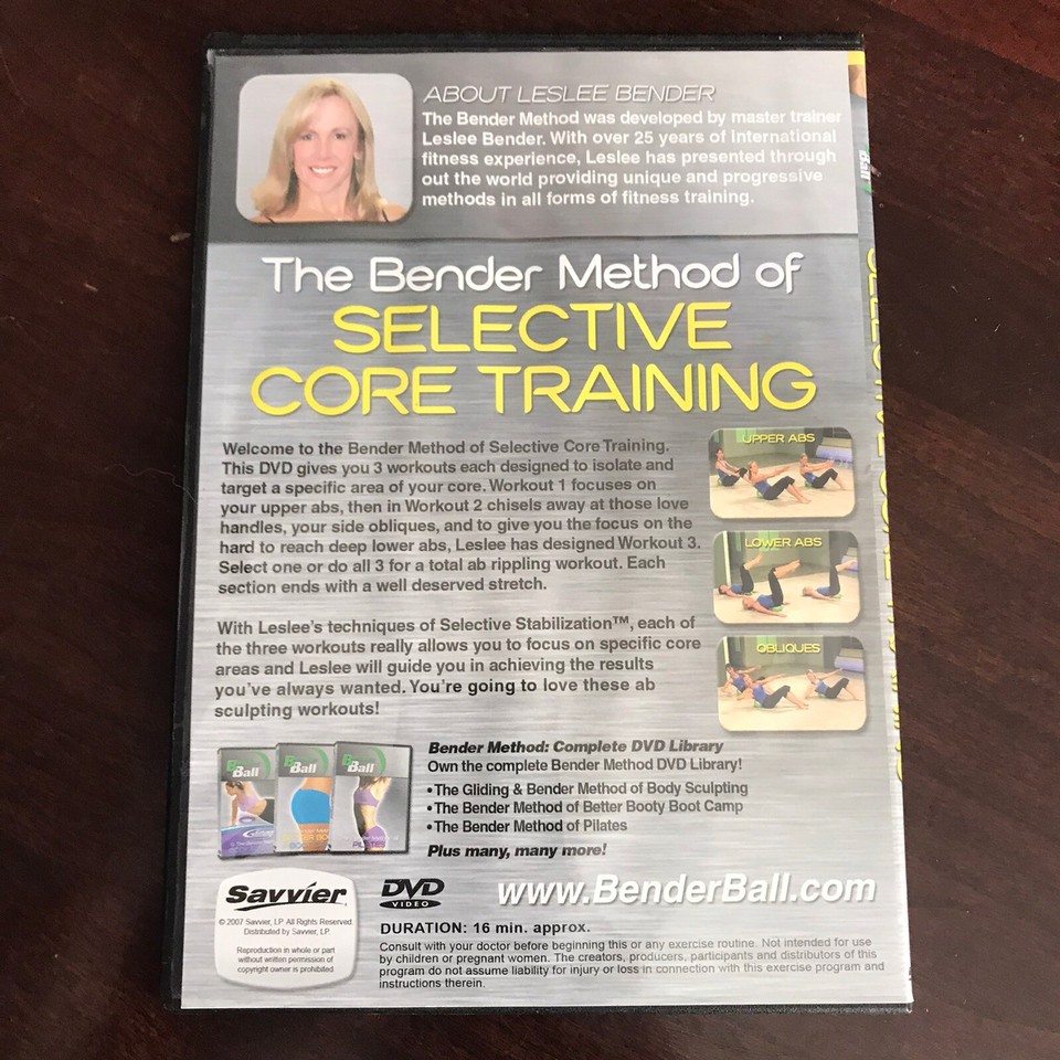 Bender Ball: The Bender Method of Selective Core Training (DVD) | eBay