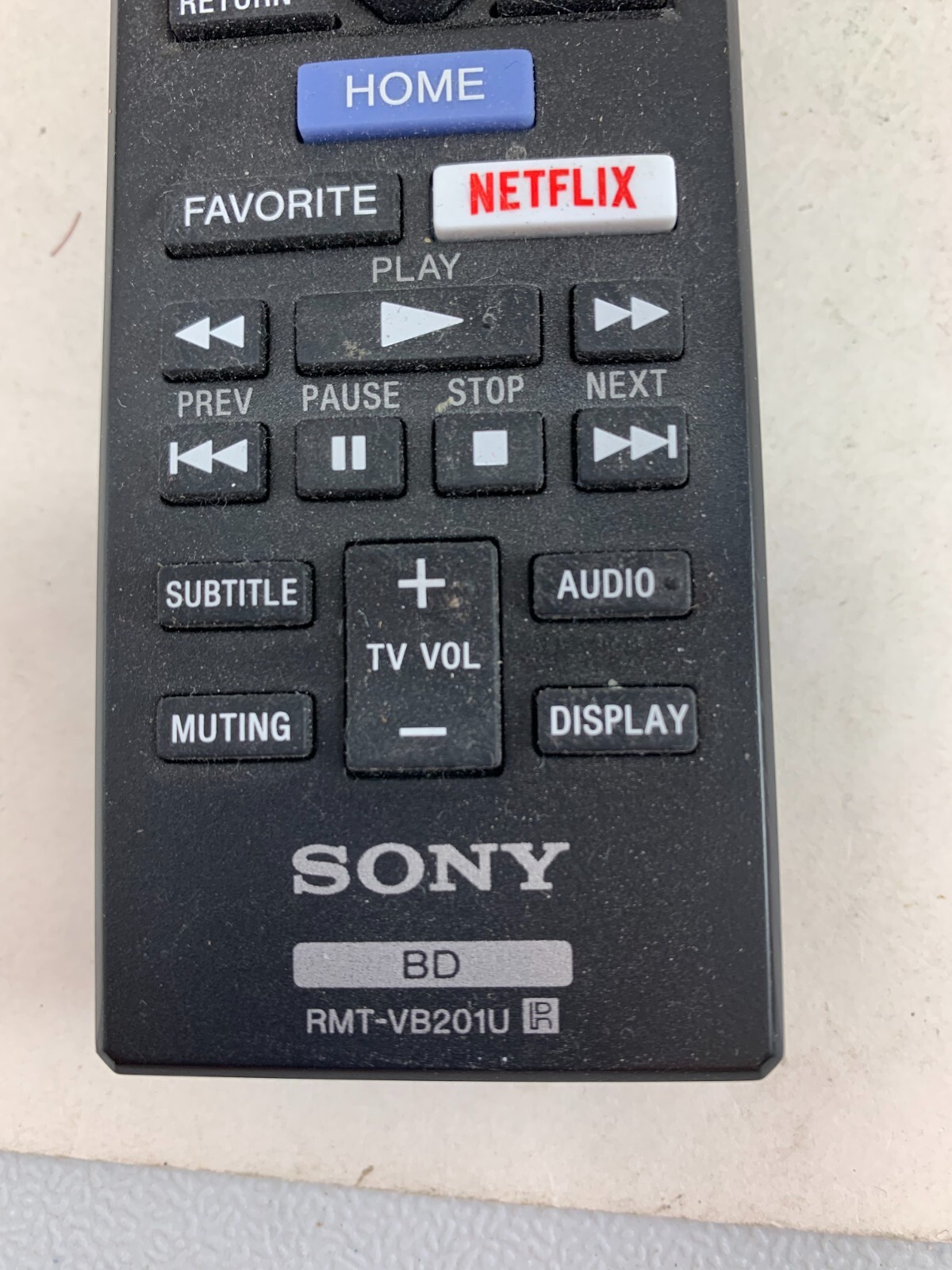 SONY BLU RAY DISK REMOTE CONTROL RMT-VB201U | eBay