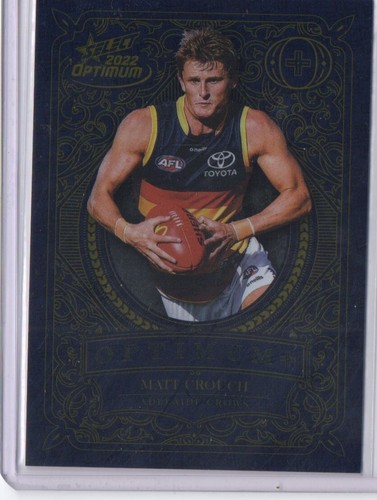 2022 AFL SELECT OPTIMUM PLUS MATT CROUCH ADELAIDE CROWS 317/450 | eBay