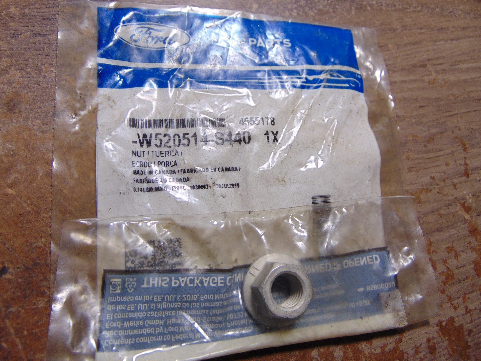 OEM Genuine 16-18 Ford F150 250 350 SD Rear Catalytic Converter Nut ...