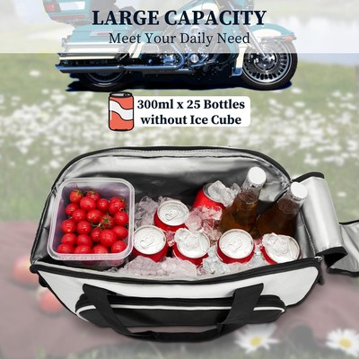 With 1 Shoulder Strap Motorcycle Cooler Bag Insert Cooler with Hard ...