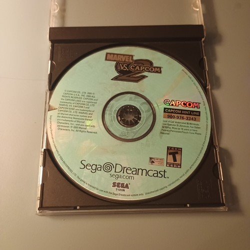Marvel vs. Capcom 2 (Sega Dreamcast, 2000) Authentic, Disc Only ...