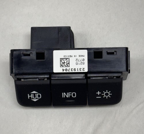 OEM 2015-23 GM Cadillac Chevy Buick Head-Up Display HUD Control Switch ...