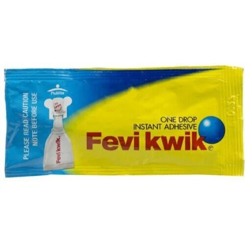 Fevi Kwik instant Glue (pack of 12) Super performance Quick stick in ...