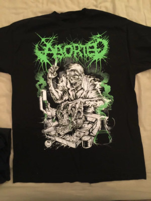 Aborted Band 15 Extirpating North America Tour Black T-Shirt | eBay