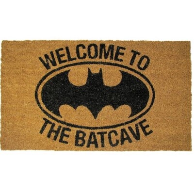 Door Mat Batman Welcome To The Batcave Doormat DC Comics 17" x 29 ...