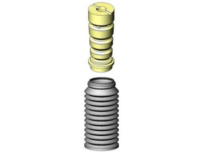 KYB 16XN45Z Rear Strut Bellows Fits 1985-1993 VW Cabriolet Boot Kits ...