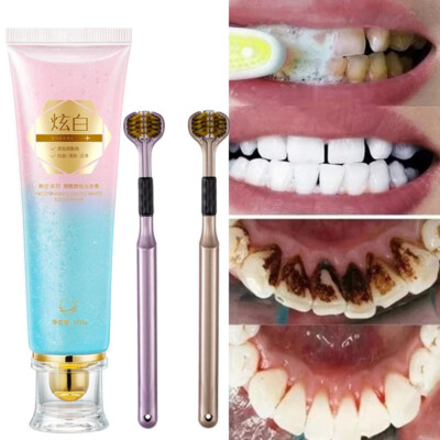 Nicotinamide Tooth Whitening Crystal Toothpaste Fresh Mint Stain ...