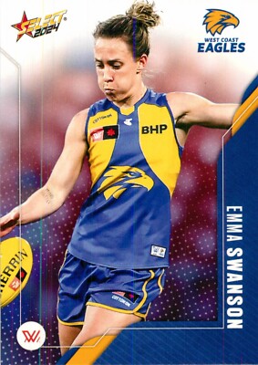 2024 West Coast Eagles AFLW Select Footy Stars Card - Emma Swanson | eBay