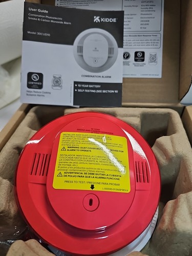 Kidde Smoke & CO Detector -30CUD10 -10 Year Battery Never Change(MS109 ...