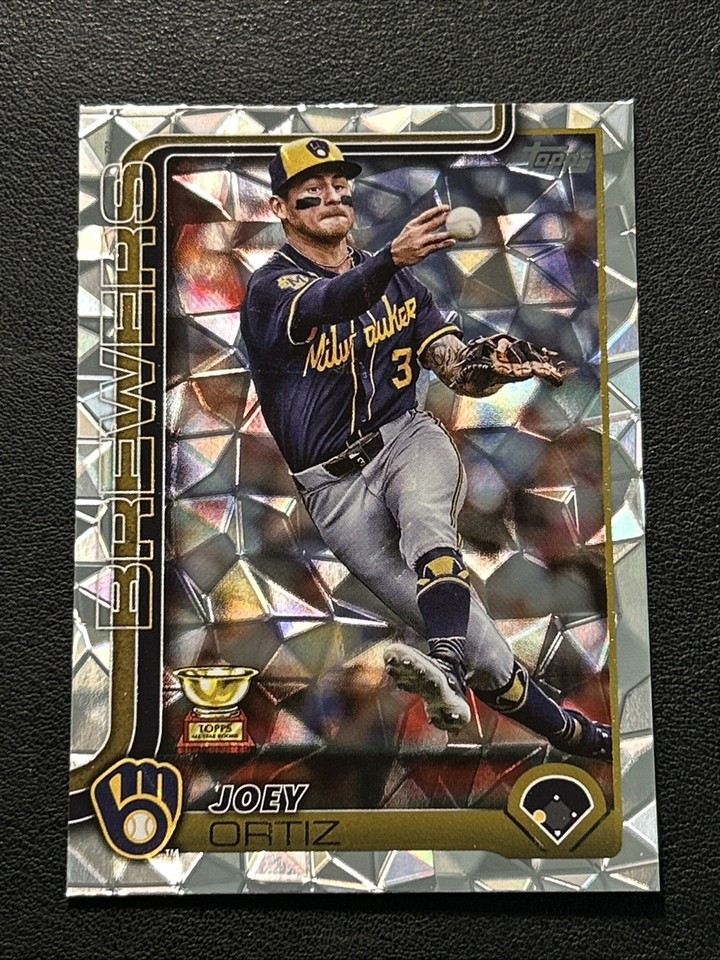 2025 Topps Series 1 JOEY ORTIZ Diamante Foil Parallel #165 | eBay