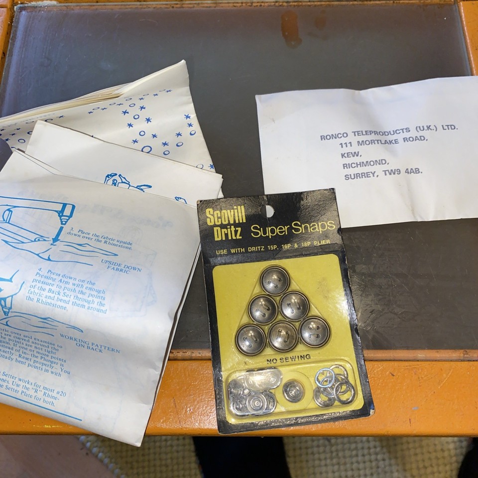 Vintage Ronco Rhinestone & Stud Setter - DIY Bedazzler Tool - As Seen ...