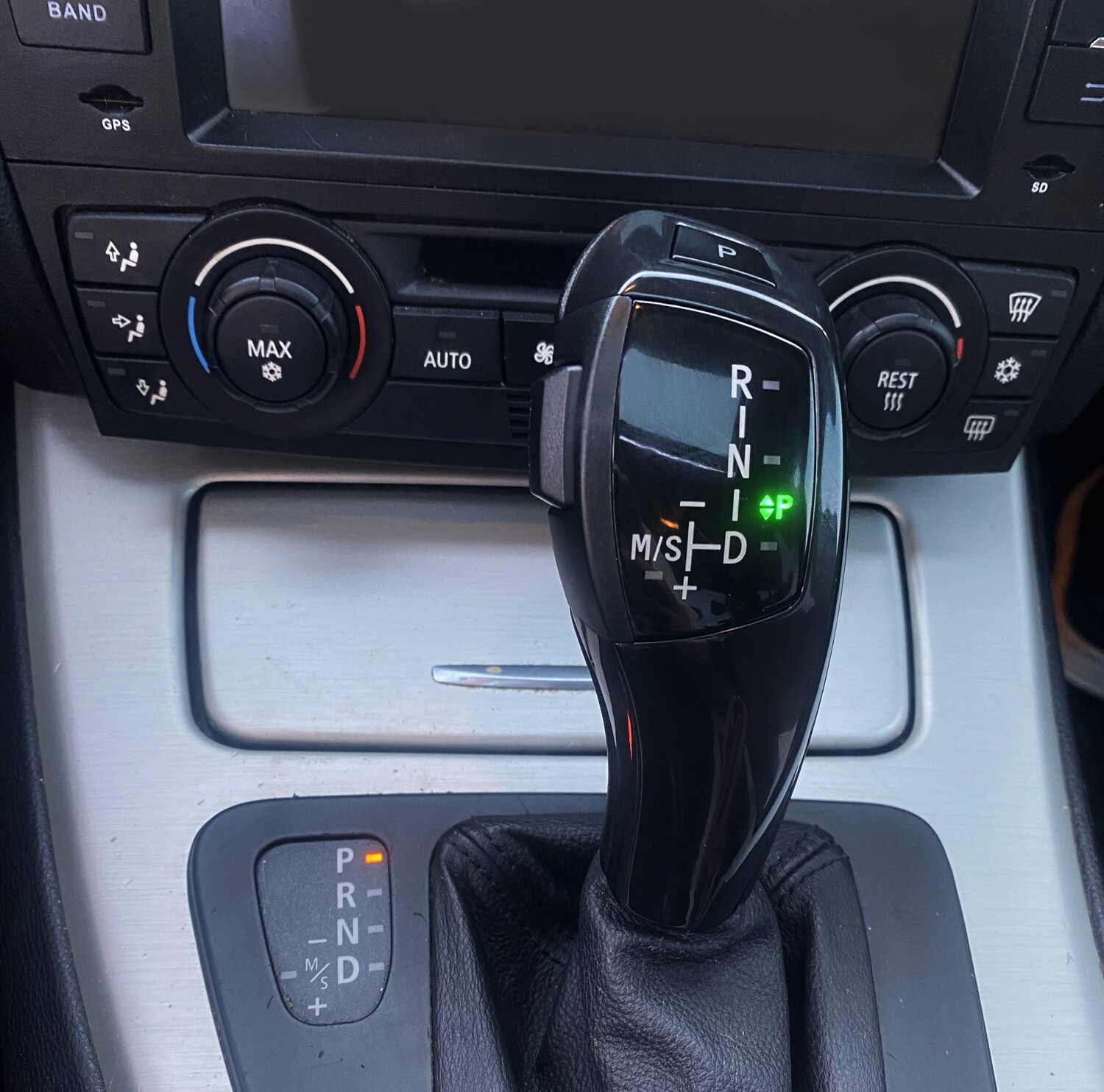 Gloss Black F30 Style LED Shift Knob Gear Selector Upgrade For BMW E90 ...