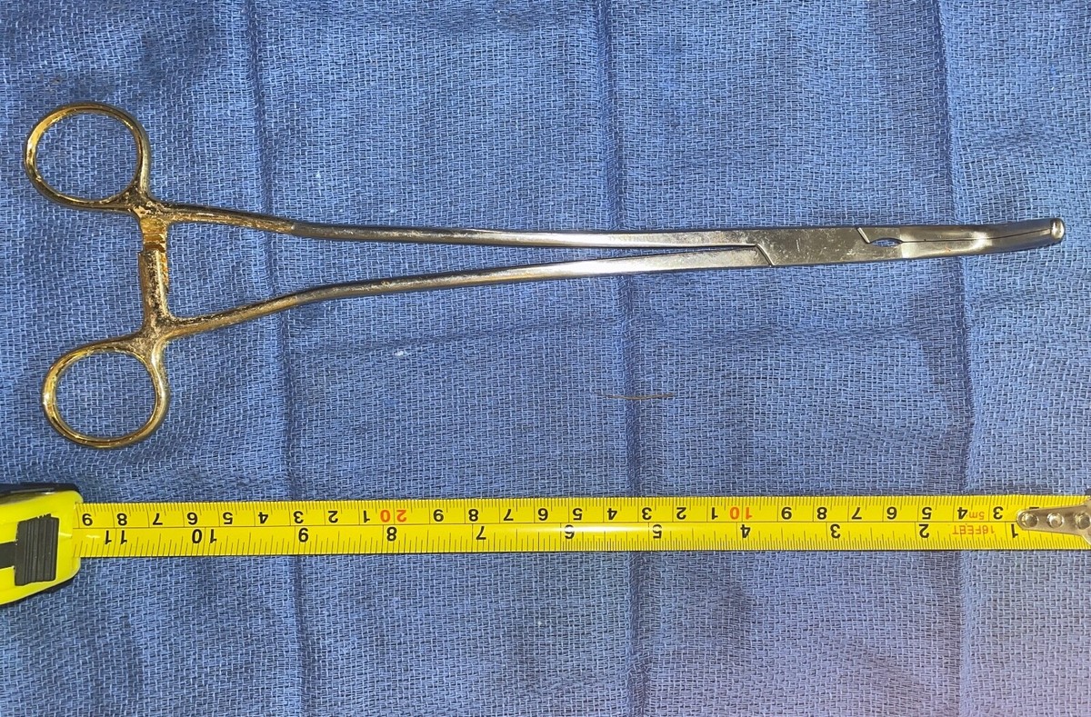 Heaney Clamp König Heany Uterine Forceps | Medline