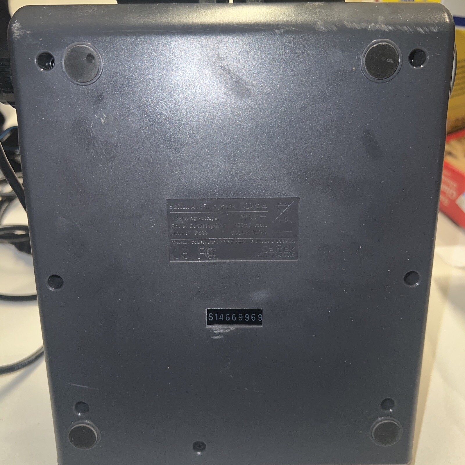 Saitek AV8R-01 USB Joystick PC Dual Throttle Flight Sim Stick Control ...