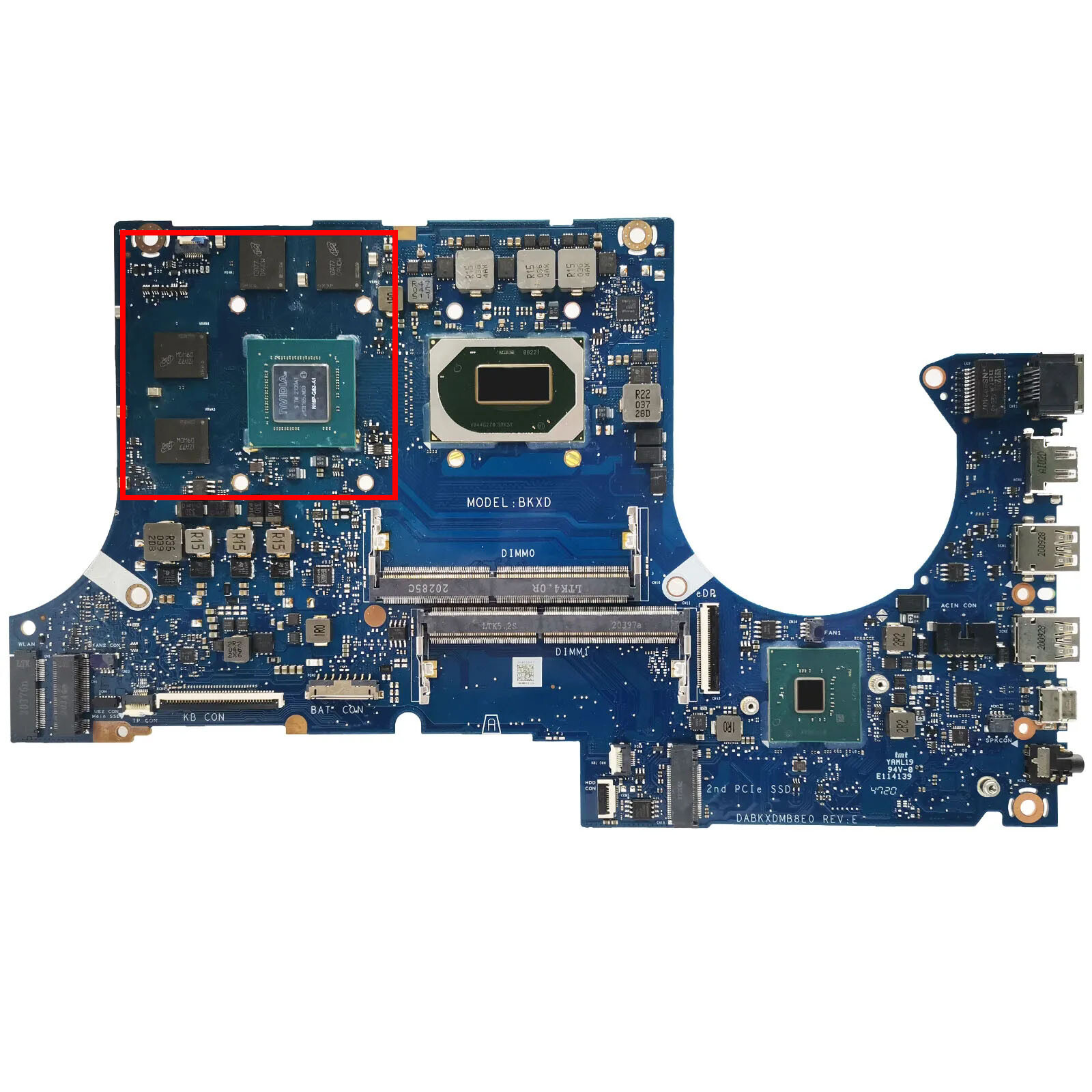 For ASUS FX506 FX506LH DABKXDMB8E0 DABKXDMB8F0 Motherboard I5 I7 CPU ...