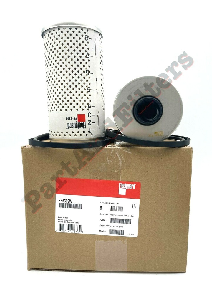 Fleetguard Fuel Filter FF5369W - Cummins PF7744 (PACK OF 6) | eBay