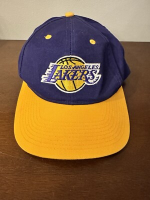 Vintage Los Angeles Lakers Snap Closure Baseball Cap | eBay