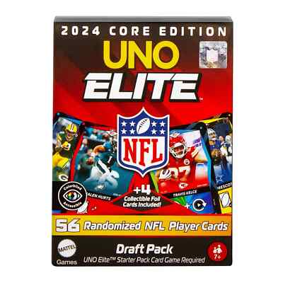 2024 Uno Elite NFL Draft Pack Booster Box New Sealed 4 FOIL cards QTY ...