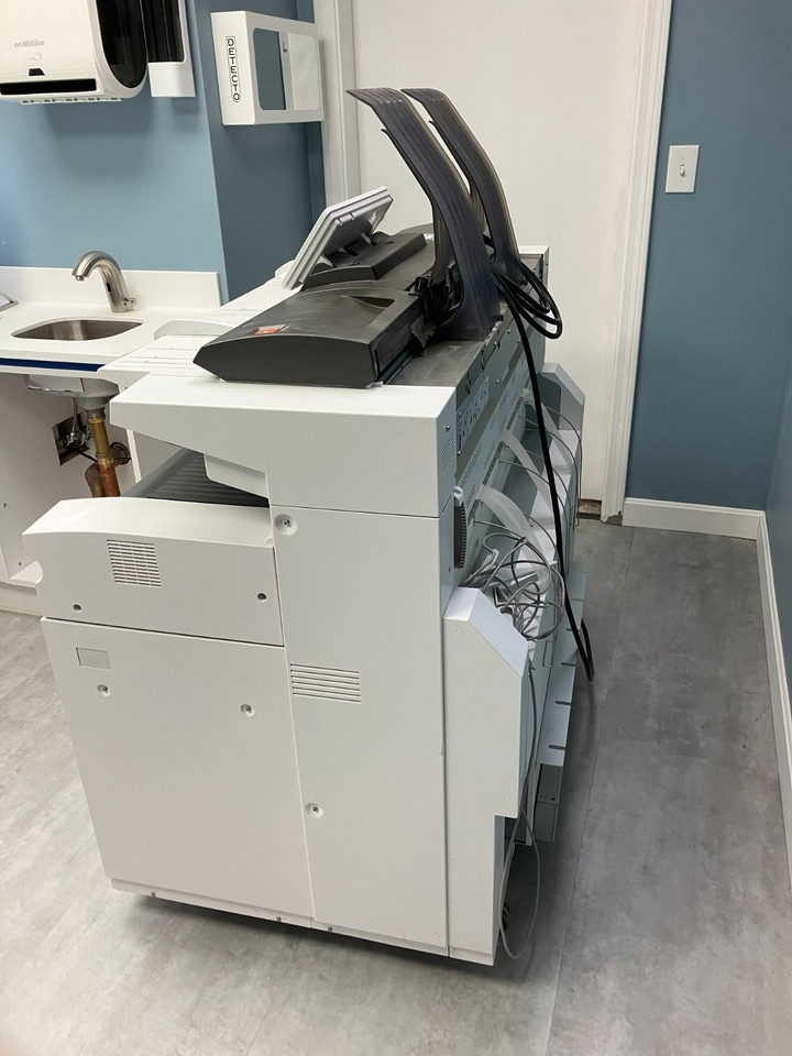 Ricoh MP W6700 Wide Format Printer/Plotter, has 99k SQ FT total paper ...