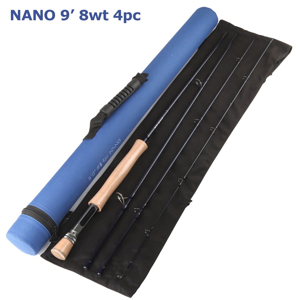Maxcatch Fly Rod 3/4/5/6/7/8WT IM12 High modulus Nano Carbon Fiber w ...