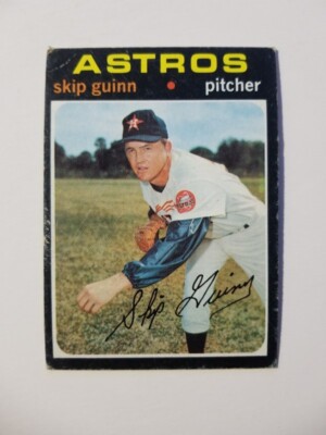 SKIP GUINN 1971 TOPPS BASEBALL CARD #741 HOUSTON ASTROS | eBay