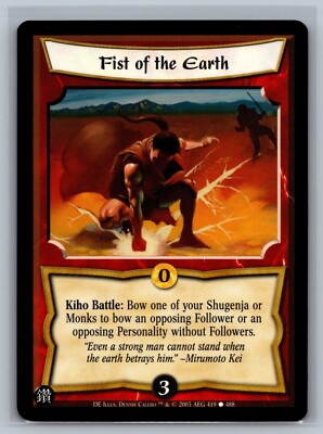 L5R CCG Fist of the Earth #419/488 TCG Legend of the Five Rings | eBay