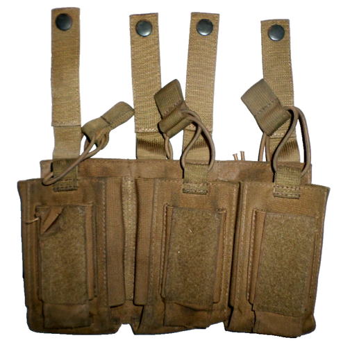 US MILITARY SPANKER Tactical Dual/Triple Open Top MOLLE Magazine POUCH ...