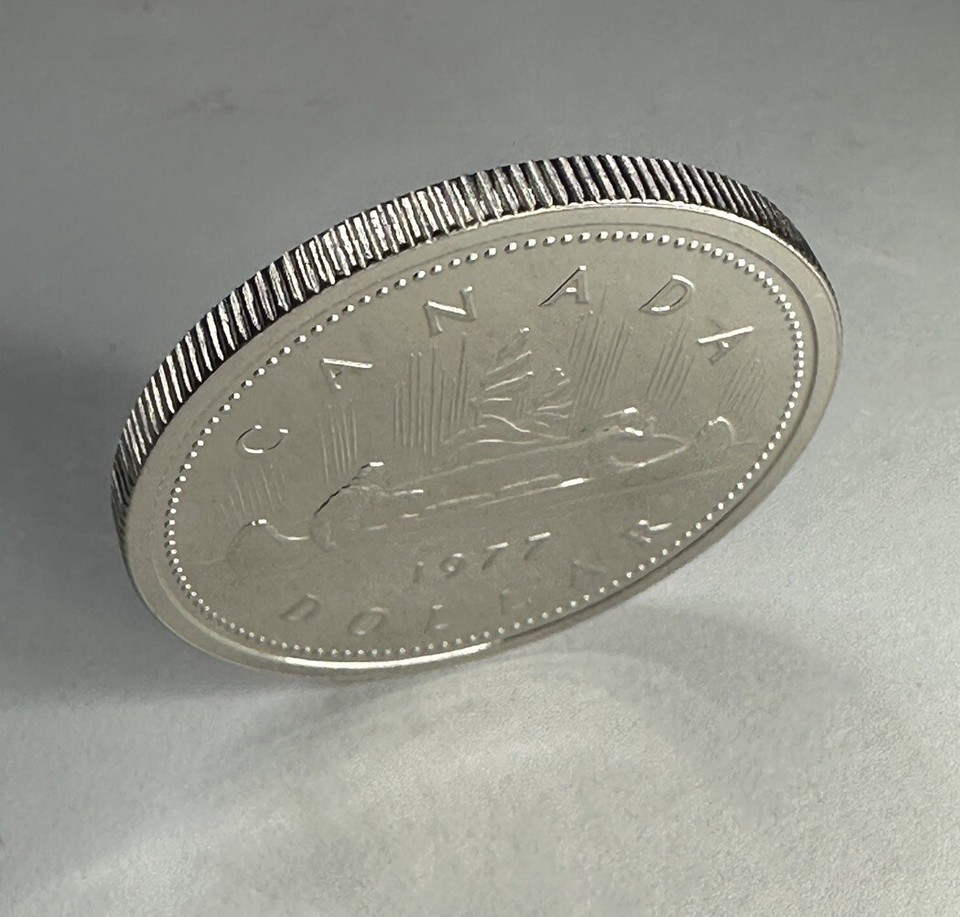 1977 Canadian Dollar Proof-Like Coin Uncirculated. Shiny Beautiful Coin ...