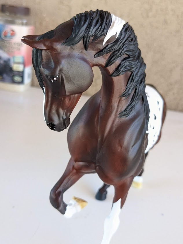 Drastic Custom Breyer Mustang Mare to Appaloosa Arabian - Traditional ...