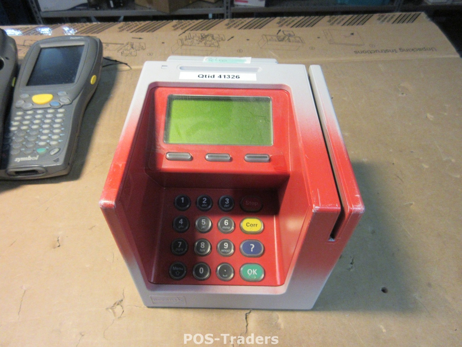 BANKSYS C-ZAM / XENTA PAY Terminal 9064000007 INCL Ticket Printer Rear ...