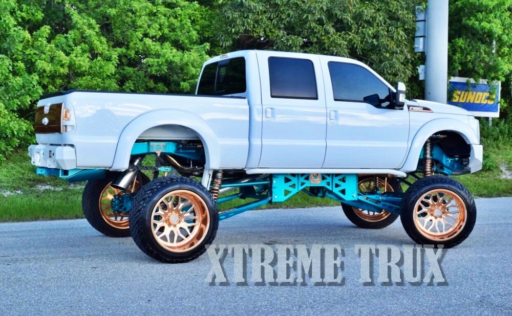 Painted Fender Flares For 11-16 Ford F250 F350 Extended Factory Color ...