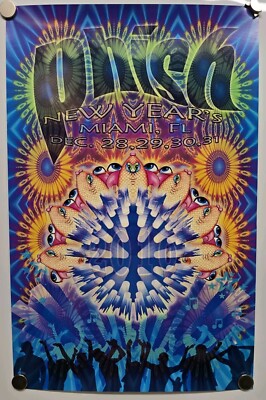 Phish Concert Tour Poster NYE 2010 Miami Florida New Years Eve 67/300 ...