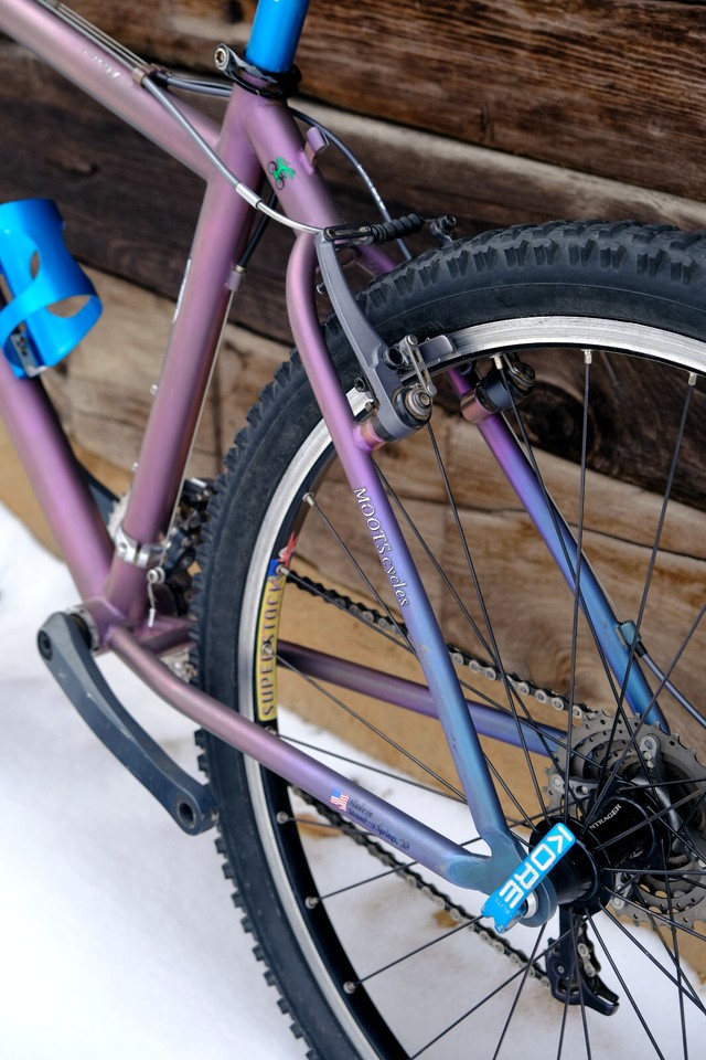 Early Moots Rigormootis Anodized 17" Mountain Bike Hardtail Titanium ...