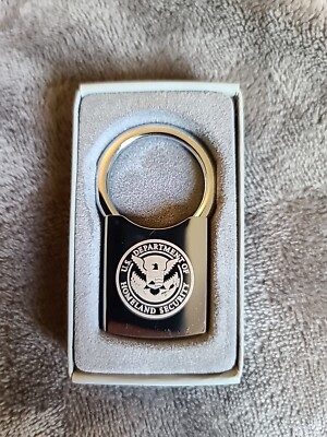 New In Box Department Of Homeland Security Keyring Zippo 40048 Silver ...