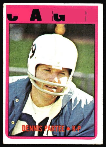 1972 Topps Dennis Partee #163 San Diego Chargers | eBay