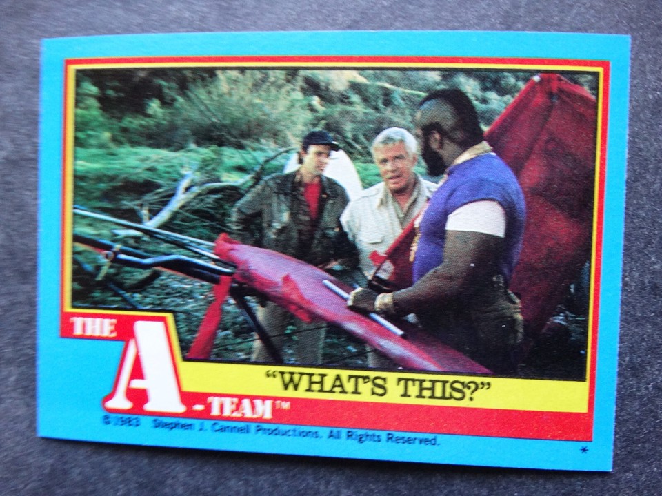 1983 Topps The A-Team Tv Show Trading Card Complete Your Set You U Pick ...
