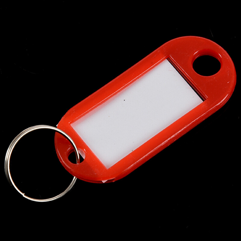 30 pieces Plastic key-holders for ID Label baggage-Key-rings with1005 ...