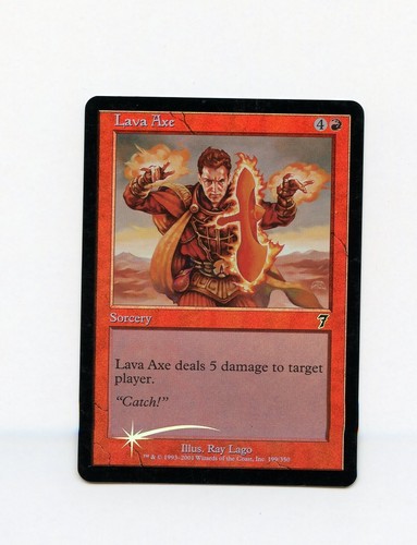 Lava Axe 7th Edition FOIL Magic the Gathering | eBay