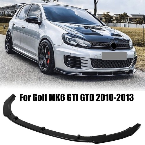 FRONT LIP SPLITTER UNDER BUMPER DIFFUSER FOR GOLF GTI GTD MK6 2010-2013 ...