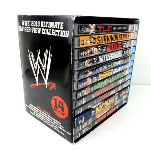 WWE 2013 Ultimate Pay-Per-View Collection 14 Disc DVD Box Set - FREE ...