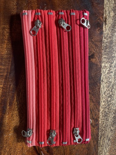 Funky Zipper Wallet Ombré 4” By 8” | eBay