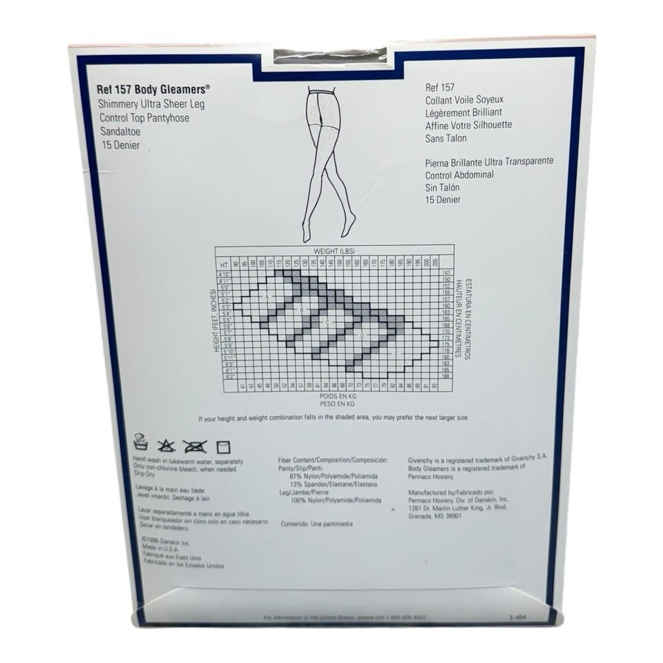 GIVENCHY 157 Body Gleamers Silver Fox Size E Shimmery Ultra Sheer ...