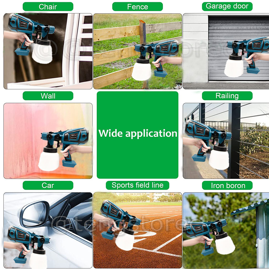 Terratek TTPS200 650W DIY Electric Paint Spray Gun for sale online | eBay