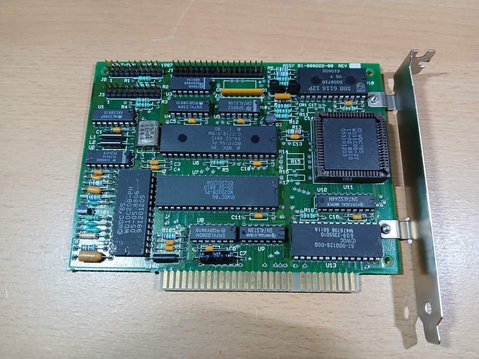 Vintage Western Digital WDXT-GEN Floppy - HDD - Controller 8bit ISA ...