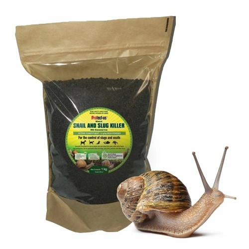 PROTECT-US MINERAL SNAIL & SLUG KILLER Bait + Elemental Iron Powder ...